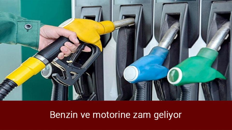 Benzin ve motorine zam geliyor